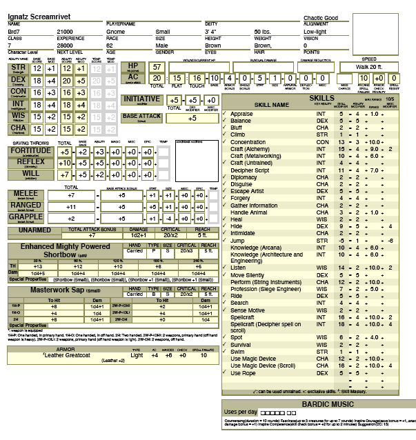 Pcgen character sheet templates - churchbooy