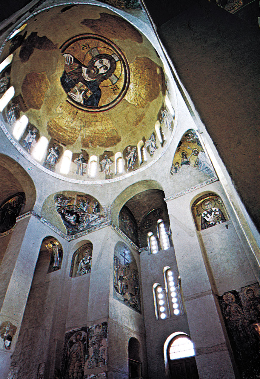 Daphni Monastery Dome - Attica, Greece | Church architecture, Byzantine ...