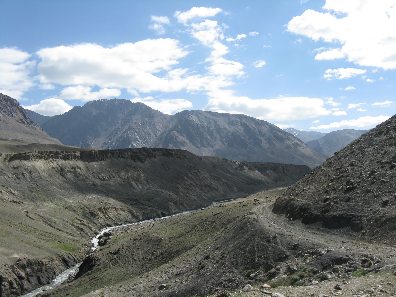 Kurze Sommertour durch Mittelasien: Abfahrt ins Bartang, von Shurali ...