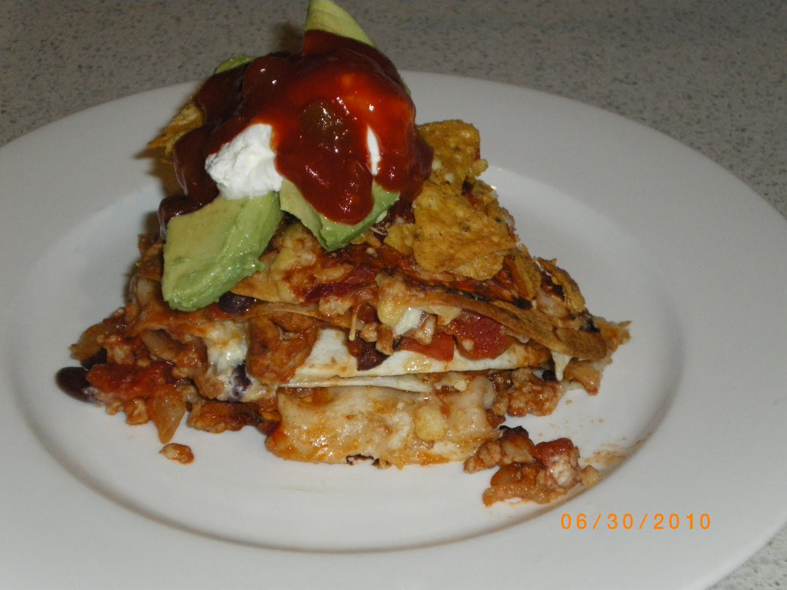 Cate Can Cook, So Can You!!: Mexican Tortilla Stack