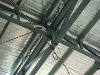 construction & Structures: 3m X3m View of intersecting trusses