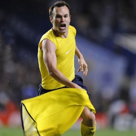 The Best Footballers: Andres Iniesta, the winger football team of Spain