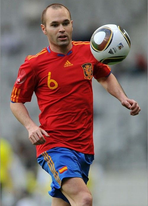 The Best Footballers: Andres Iniesta, the winger football team of Spain