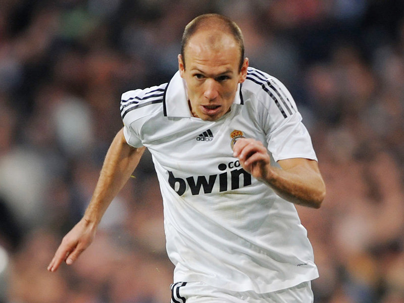 The Best Footballers: Arjen Robben plays as winger football of Netherlands