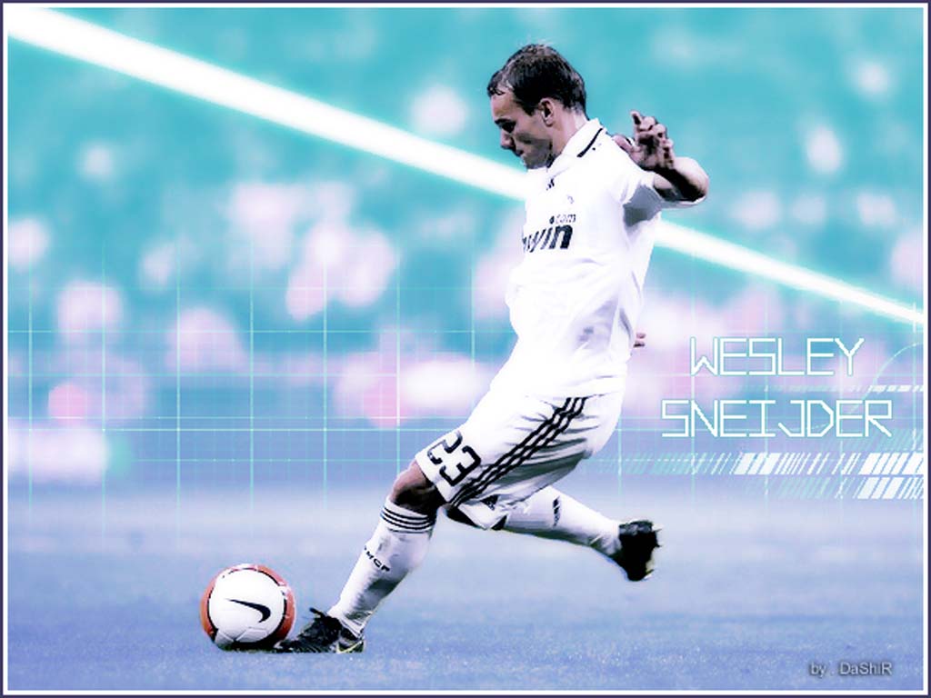 The Best Footballers: Wesley Sneijder football player wallpaper