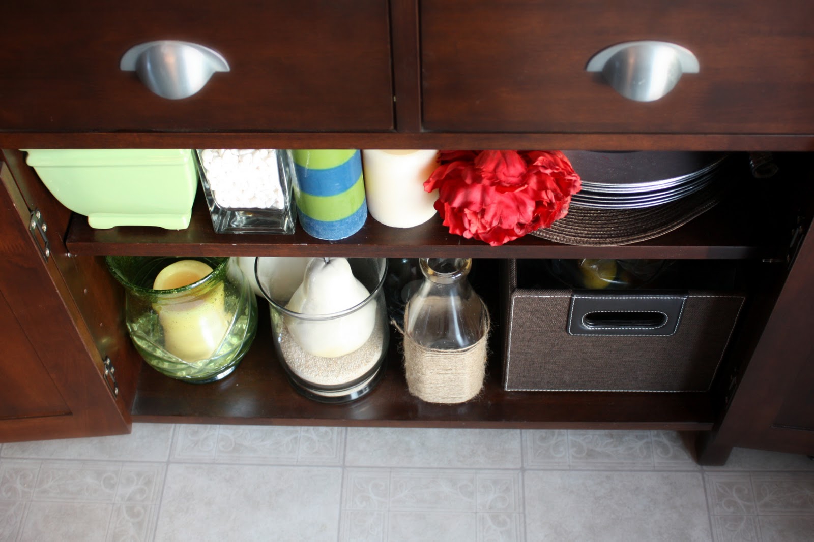 IHeart Organizing: You Asked: Clutter Cabinet