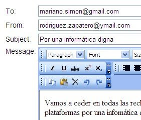 Tecnología habitual: Envío de emails con remitente falso: DeadFake