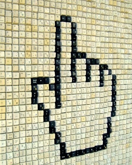 11 Seconds: Art Made of Keyboard Keys