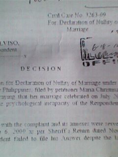 Bio... Voyage... Prospective...: My Annulment Timeline...