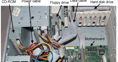 New to Computer Users: What does the inside of a computer look like?