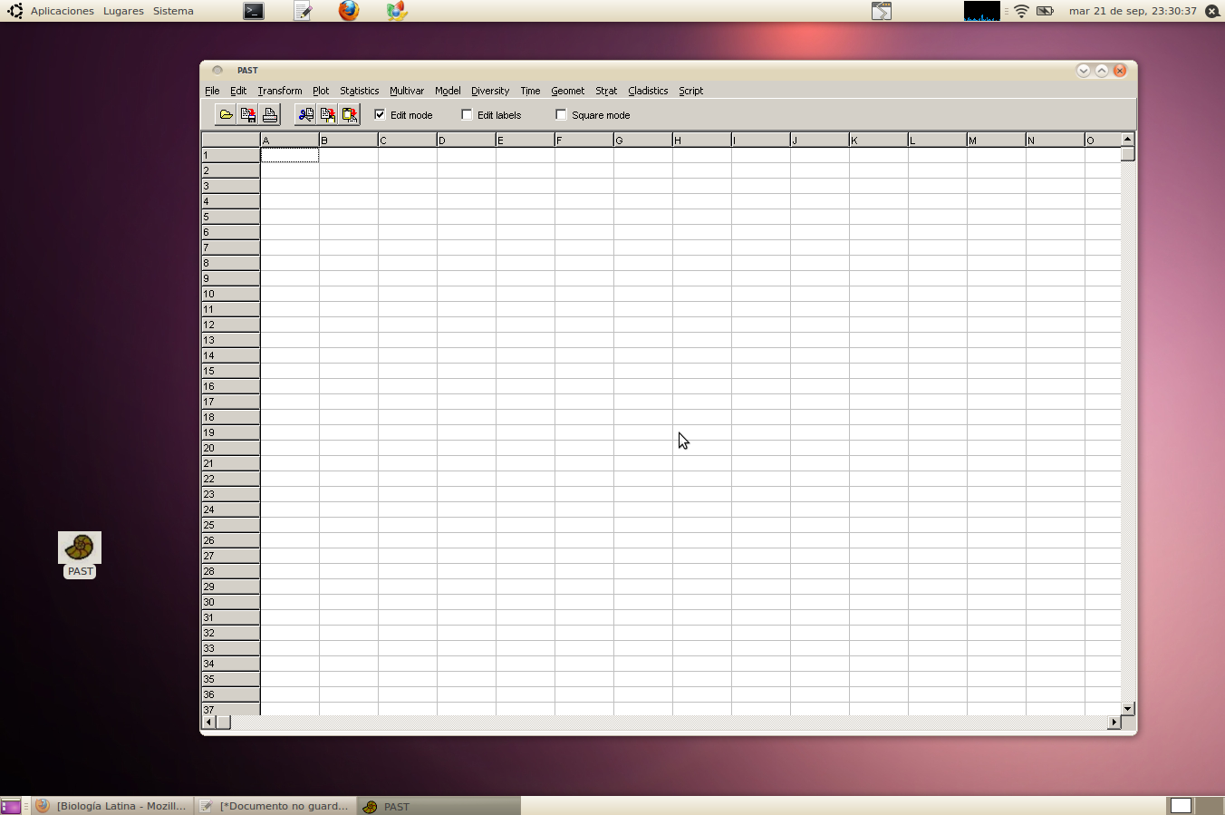 Biología Latina: PAST: Software estadístico para biólogos