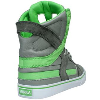 CARI SEPATU: Supra Skytop 2 Shoes - Green-Lime-Suede