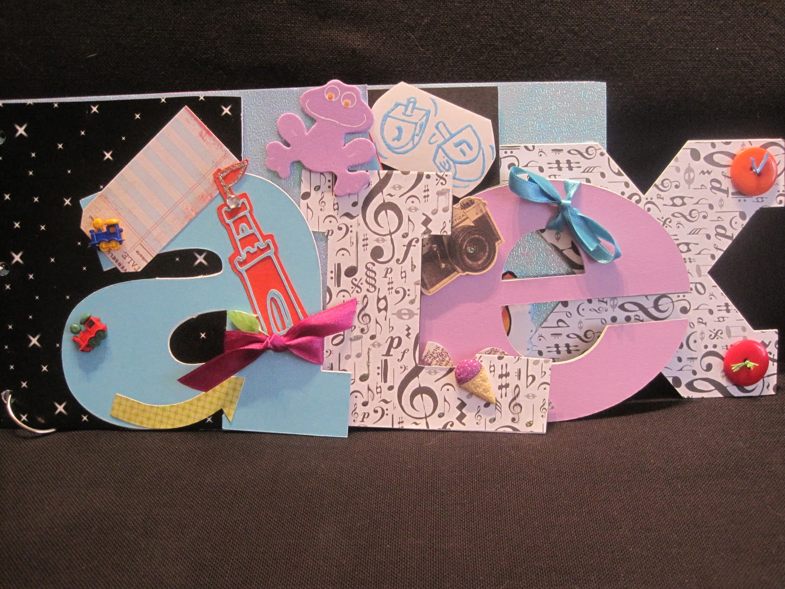 SCRAPPING IDEAS - Ana Maria: Album de Letras