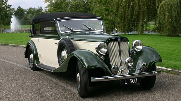 HISTORY OF CAR: Audi Front Type UW convertible 4-window, 1934