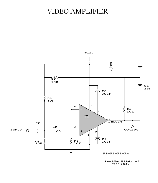 500 Circuits: Video Amplifier