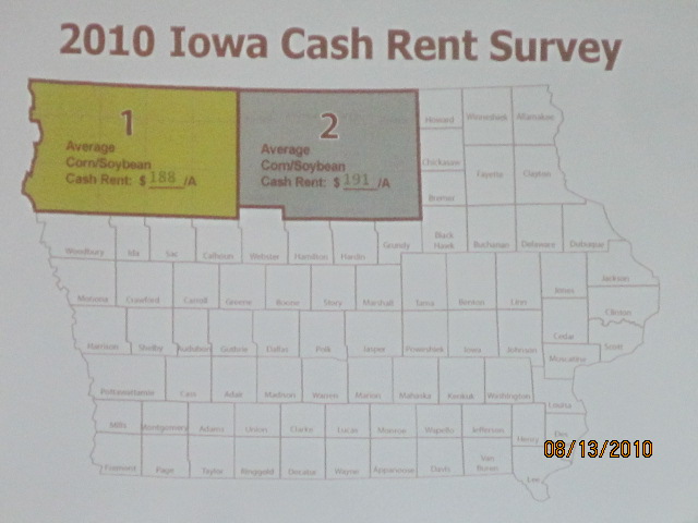 The Busiest Little Town in Iowa: ISU: Keep Farm Rent Steady