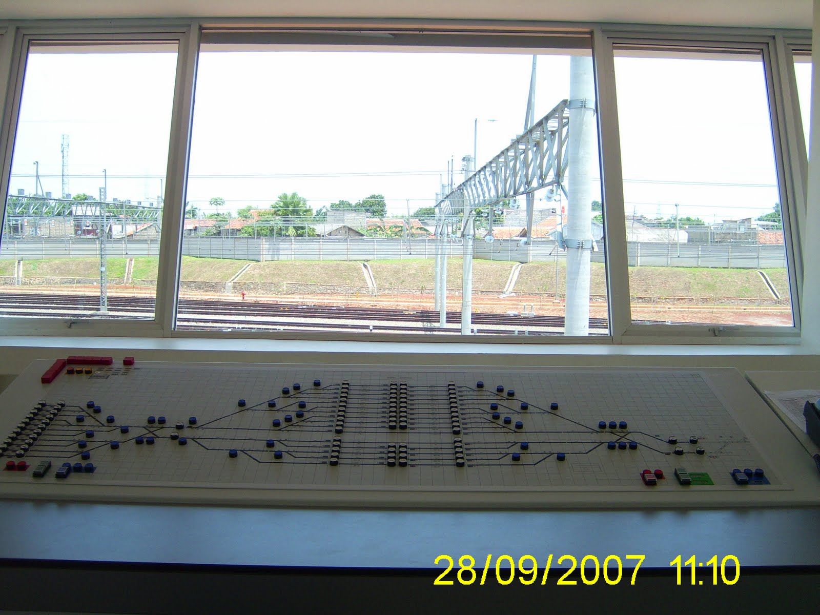 KERETA API - RAILWAYS: MEJA PELAYANAN/LOCAL CONTROL PANEL