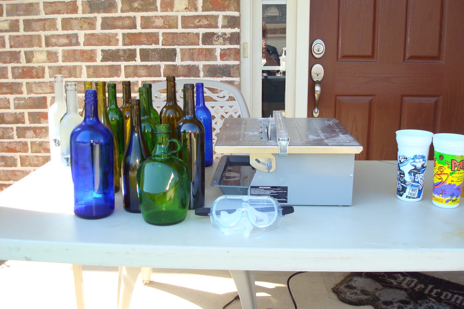 Big Girl Baubles: Upcycling Wine Bottles - The Process Part 1 - Cutting ...
