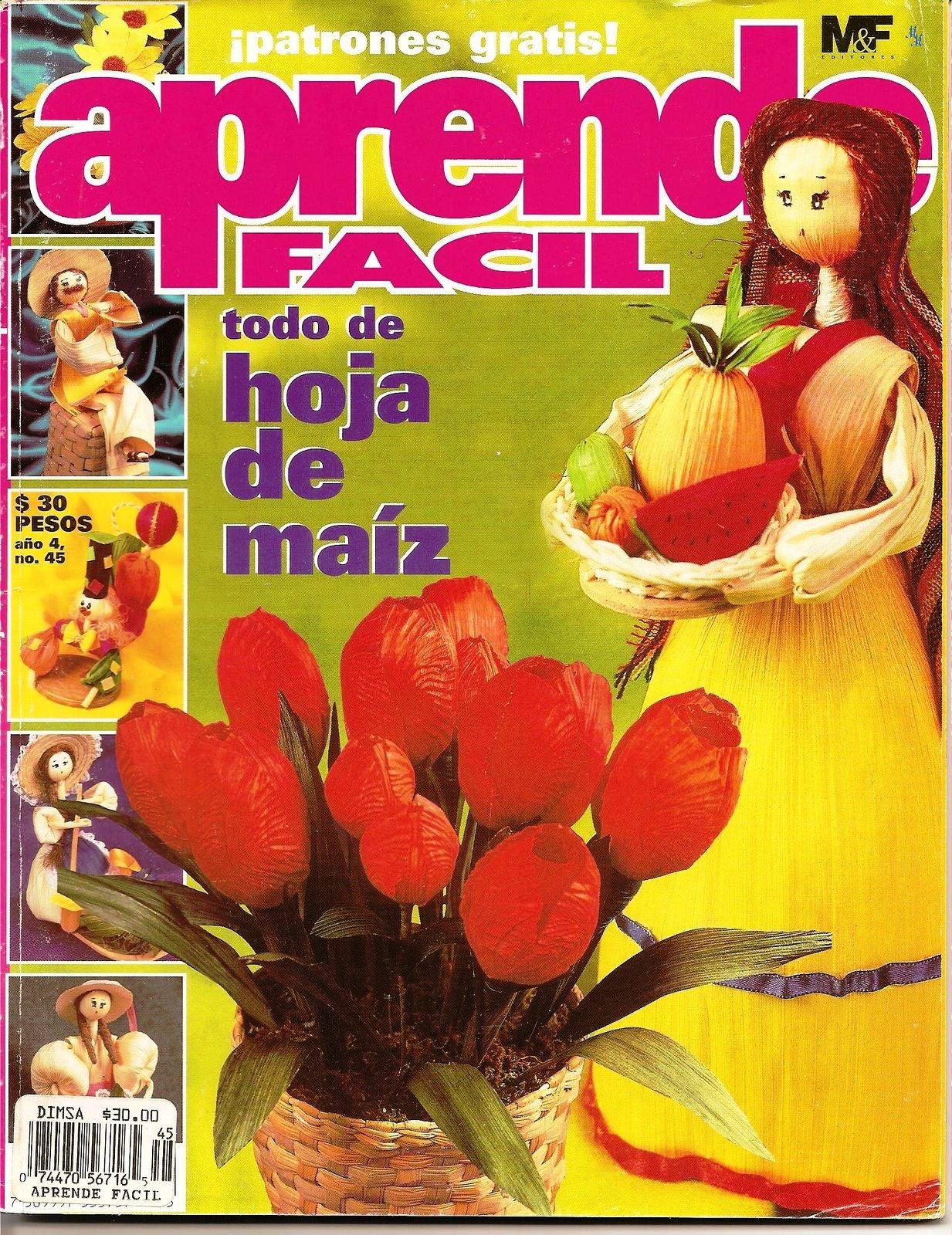 Revista: Aprende fácil. Todo con hoja de maíz | FreeLibros