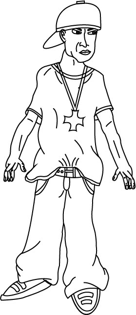 Gallery 91 Inc.: Character Design: Illustrator Trace