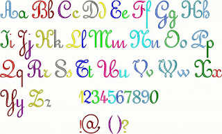 Embroidery By Design: Fonts