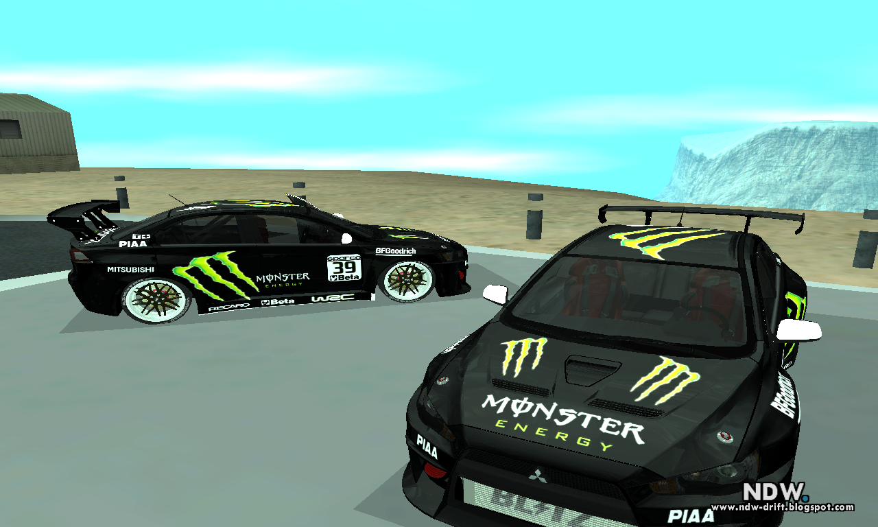 nDw Drift: EVO X MONSTER ENERGY