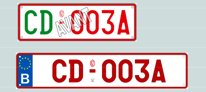 Belgian Licence Plates: News: DIV presentations about the new European ...