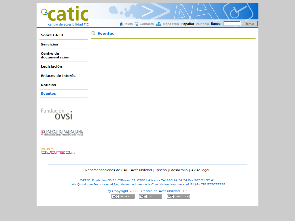 Accesibilidad en la Web: ¿Qué pasa con CATIC?