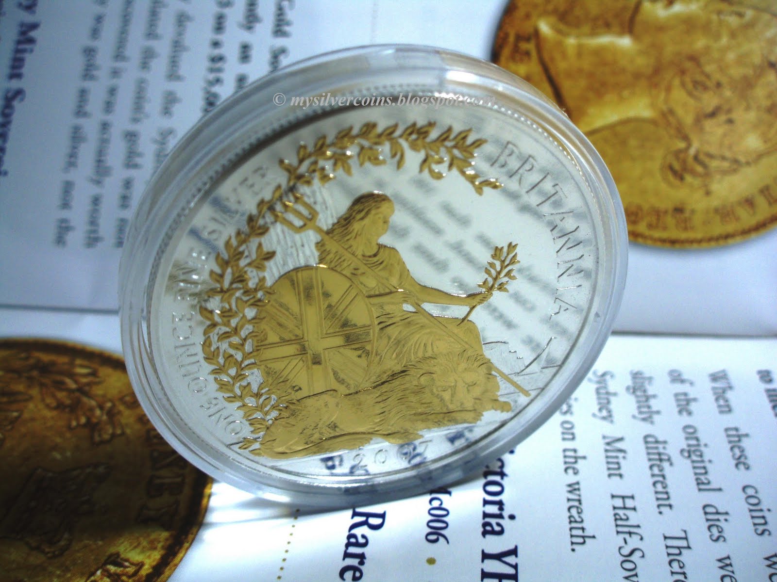 Silver Coins Collection: 2007 Britannia Gold Gilded