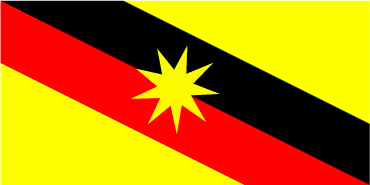 Free Vector Logo: Sarawak Flag eps