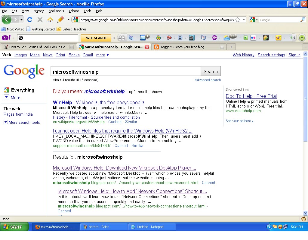 Microsoft Windows Help: How to Get Classic Old Look Back in Google ...