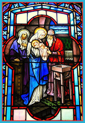 Orange, Pink, and Green: Presentation of Jesus in the Temple - Candlemas