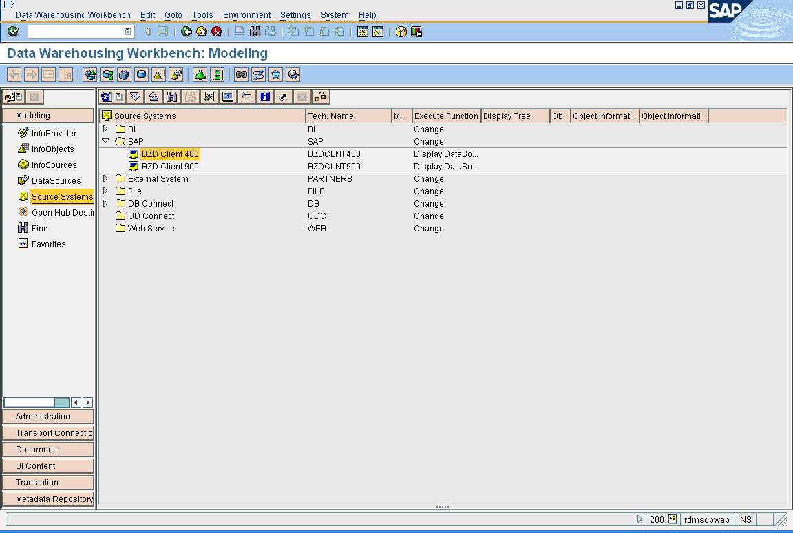 SAP : Knowledge Sharing Site: Data Extraction From SAP R/3 to SAP BW
