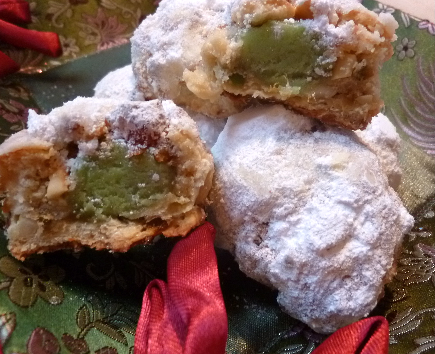 Marzipan Filled Mango, Pistachio, Cashew Stollen Bites – Diary of a Mad ...