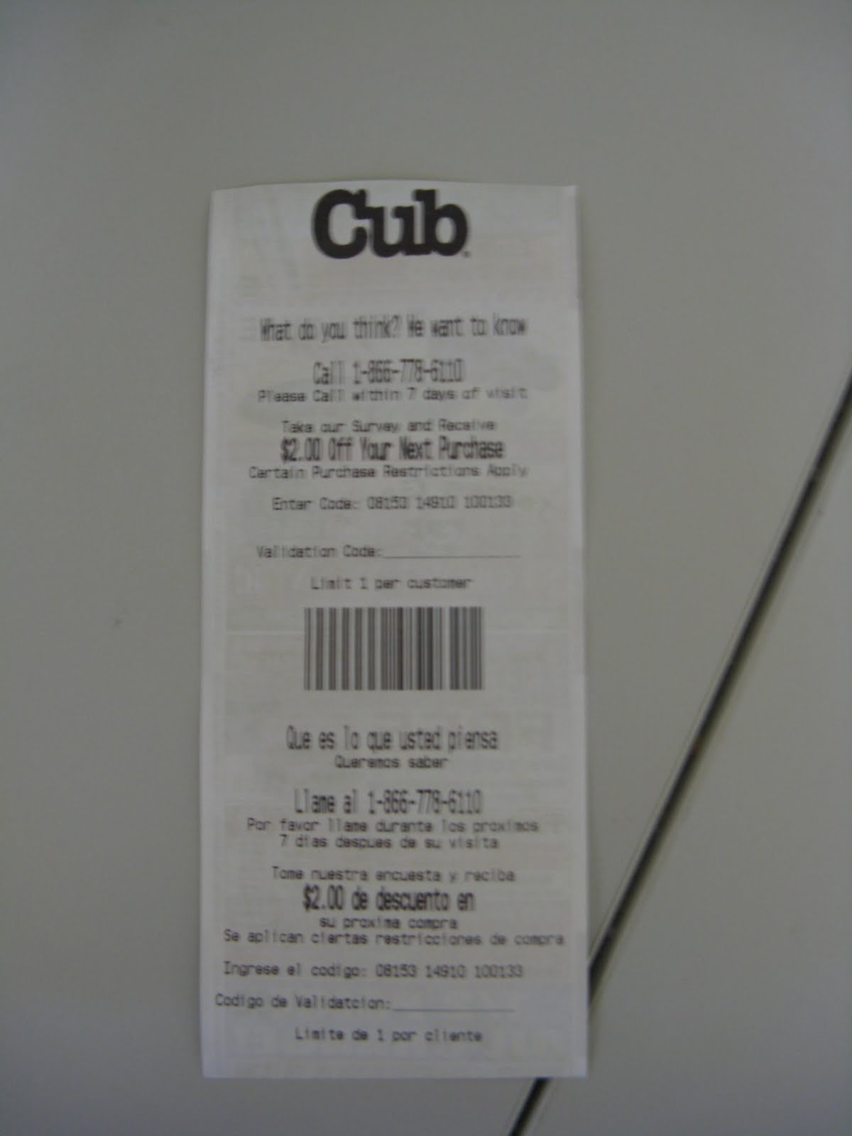 My Glove Box to Saving Money: Watch Your Cub Foods Receipts