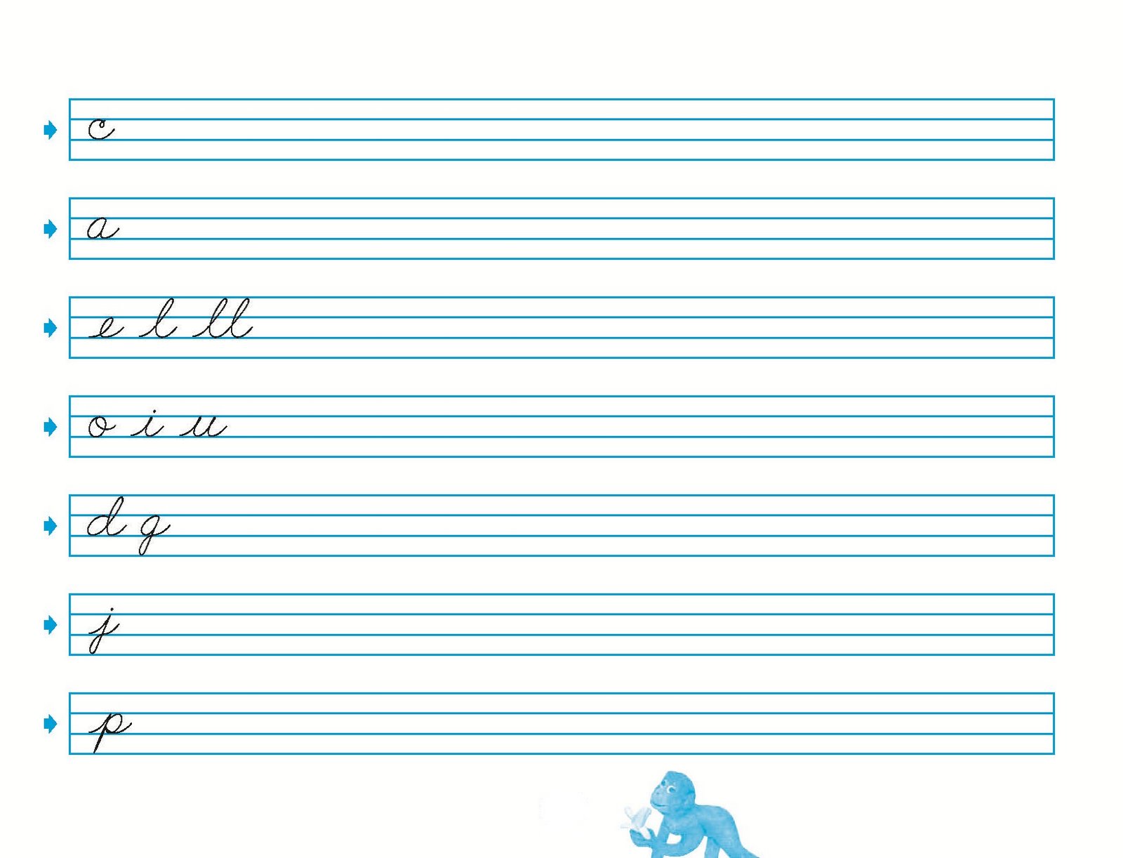 Caligrafia para imprimir ~ lodijoella