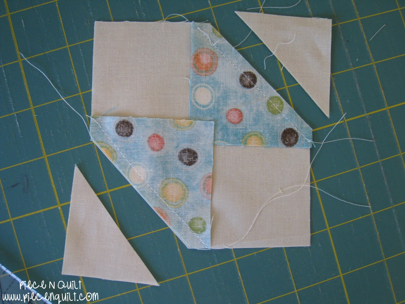 Piece N Quilt: Diamond in a square quilt block {a mini tutorial} and a ...