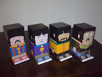by FJ: THE BEATLES - PAPER TOYS