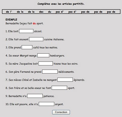Francophiles: L'article partitif