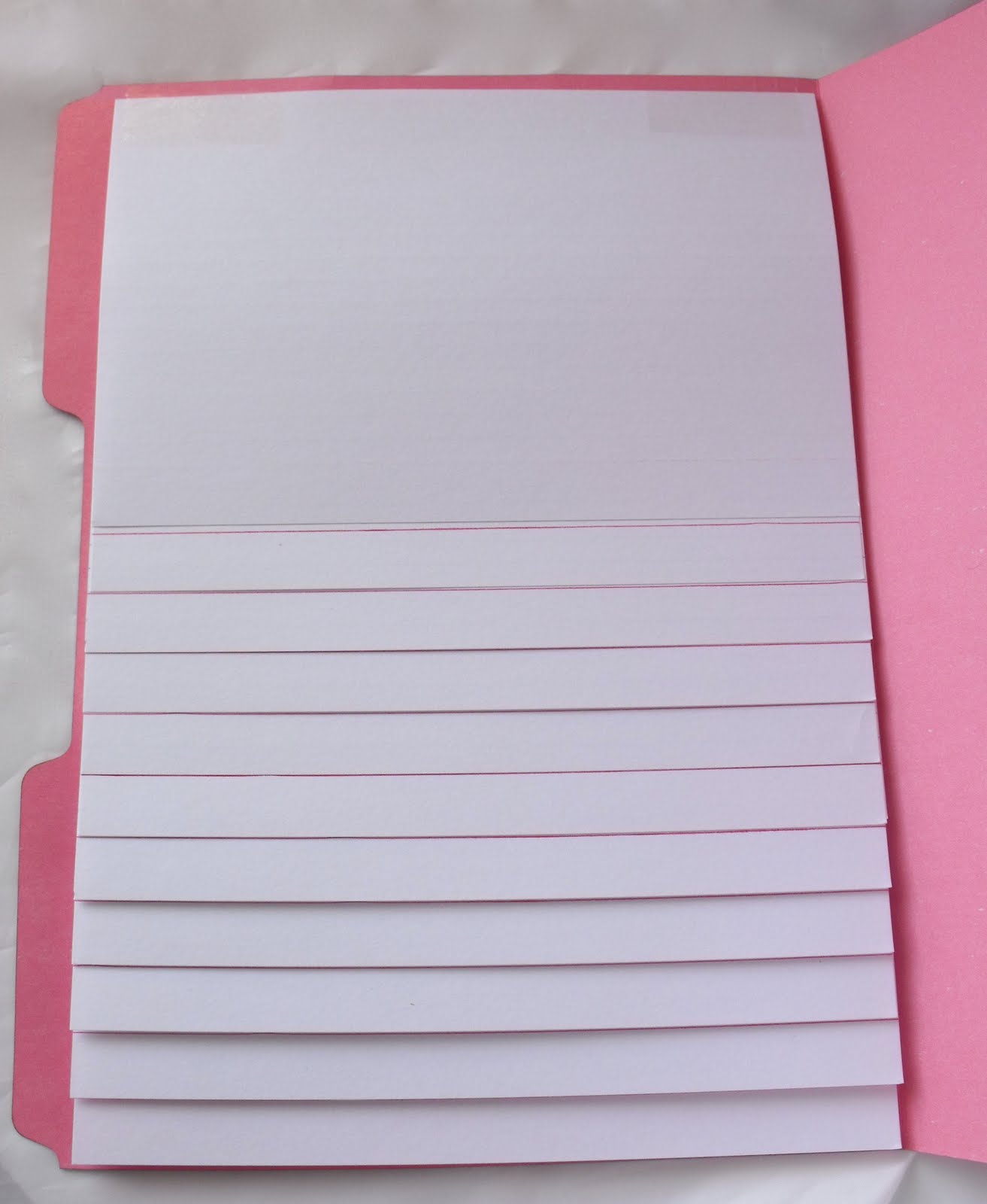 Crafting with Class: Teacher Gift: Student Info Folder