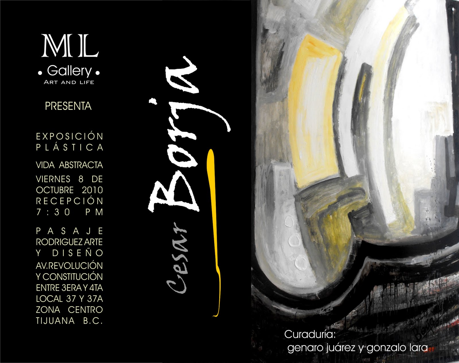 ML GALLERY: CESAR BORJA EN PASAJE RODRIGUEZ