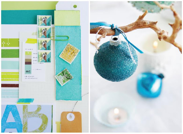 Turquoise + Green - 2010 Color Trend - Saffron Avenue