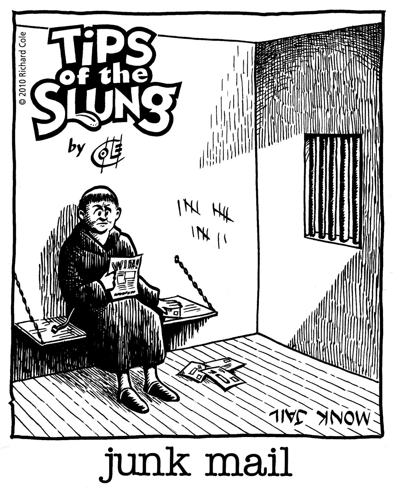 TIPS OF THE SLUNG: Spoonerism of the Day: Junk Mail: Spoonerism of the Day