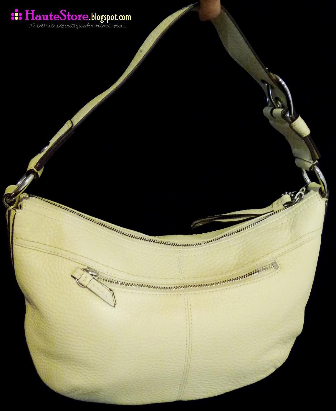 HauteStore: COACH Soho Pleated Leather Hobo F13730