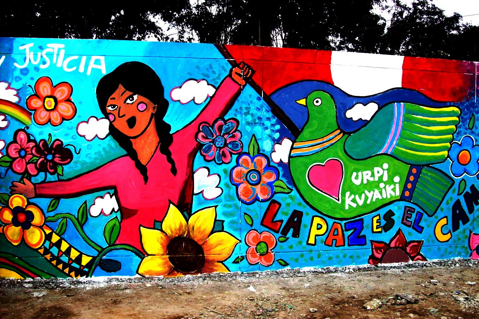 Proyecto Mural Comunitario: Mural de La Paz - El Agustino 2008