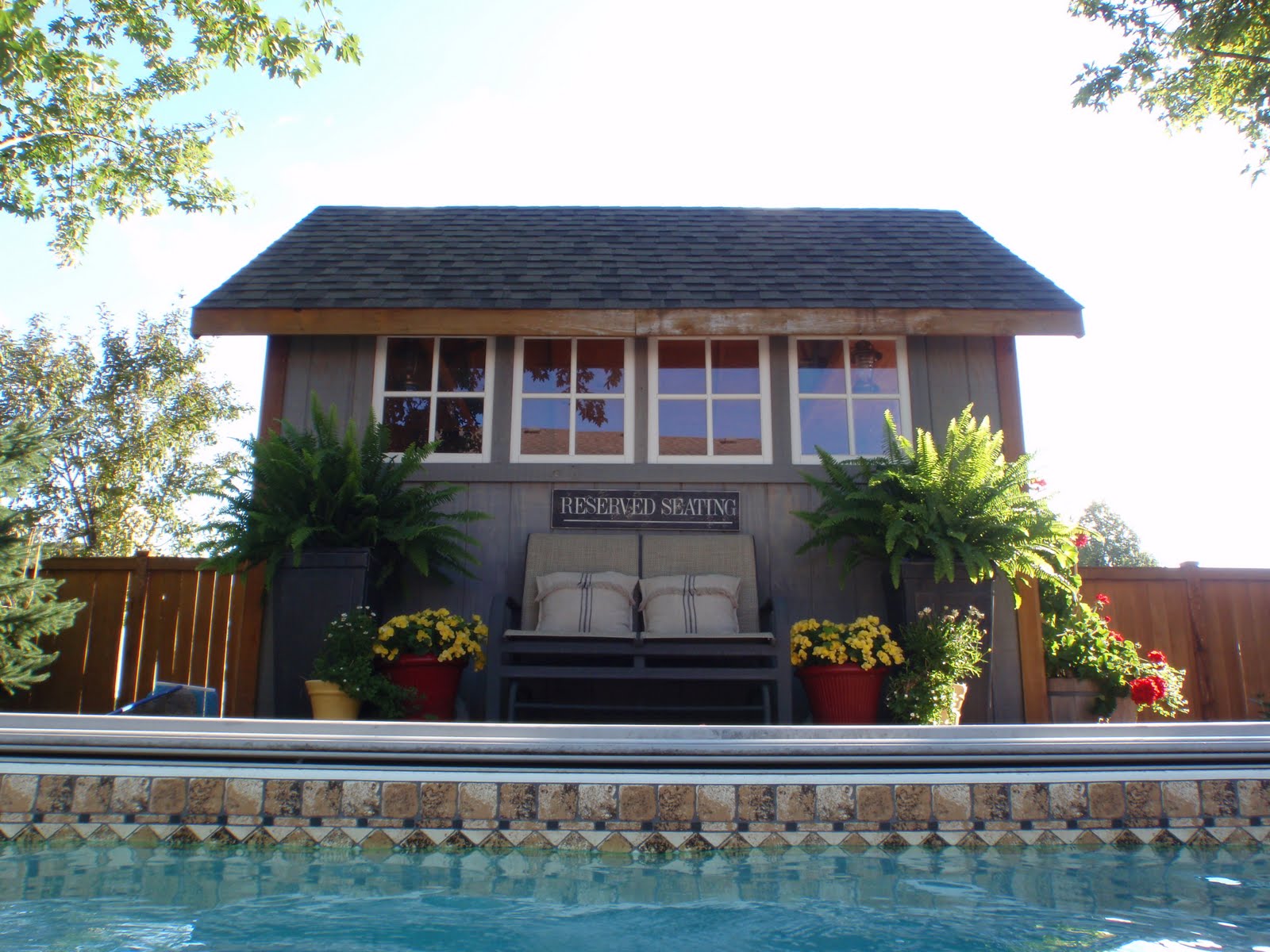 lori miller vintage design co: Too Hot went to the Lake...I mean Pool