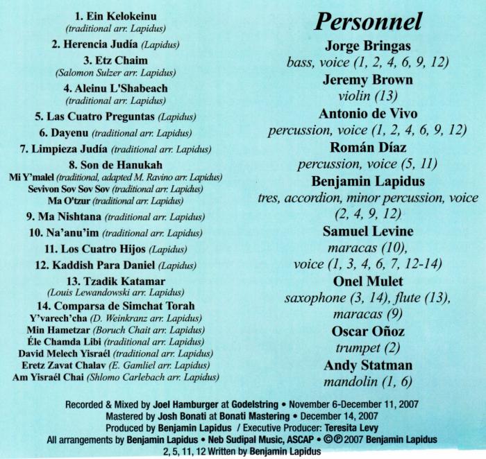 Fidels Eyeglasses: Benjamin Lapidus "Herencia Judía"