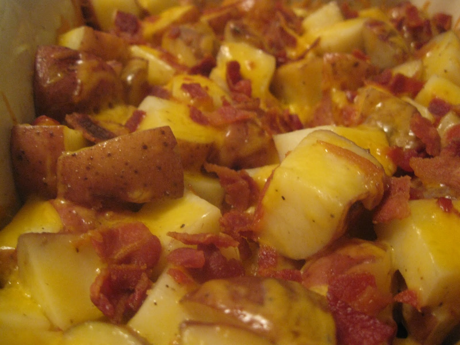 I Hope You're Hungry: Cheesy Bacon Potatoes