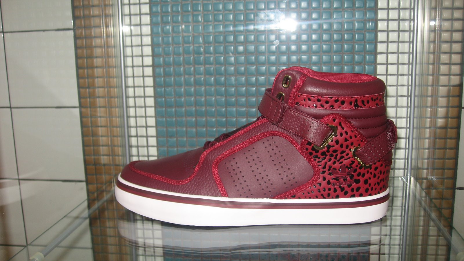 Adidas Men's adi-RISE Mid - Light Maroon / Cardinal / White | The Sixth ...