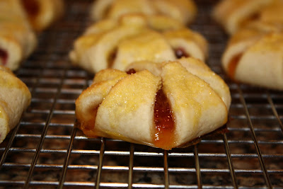 sunday sweets: jam-filled cream cheese cookies